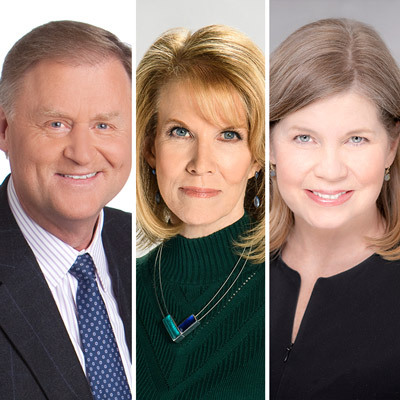 Erin Moriarty, Peter Van Sant and Executive Producer Judy Tygard ...