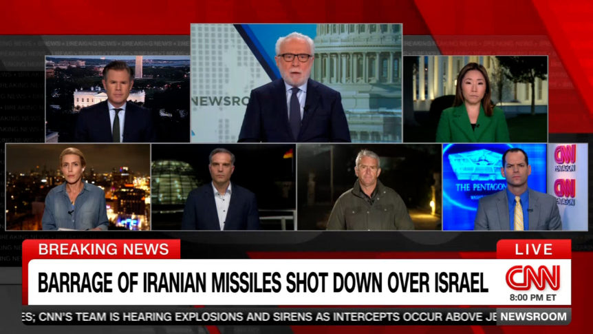 How News Networks Are Covering the Iran Missile Launch
